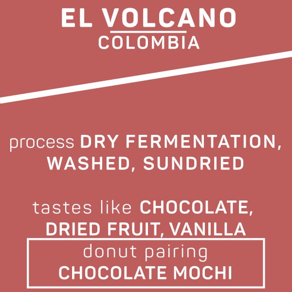 EL VOLCANO DARK ROAST | Coco Donuts